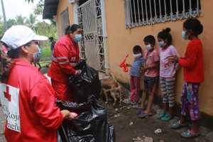 Red Cross security Samaritan